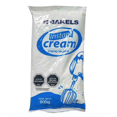Instant Cream Crema Vegetal Bakels 600grs – Desechables Chiguayante
